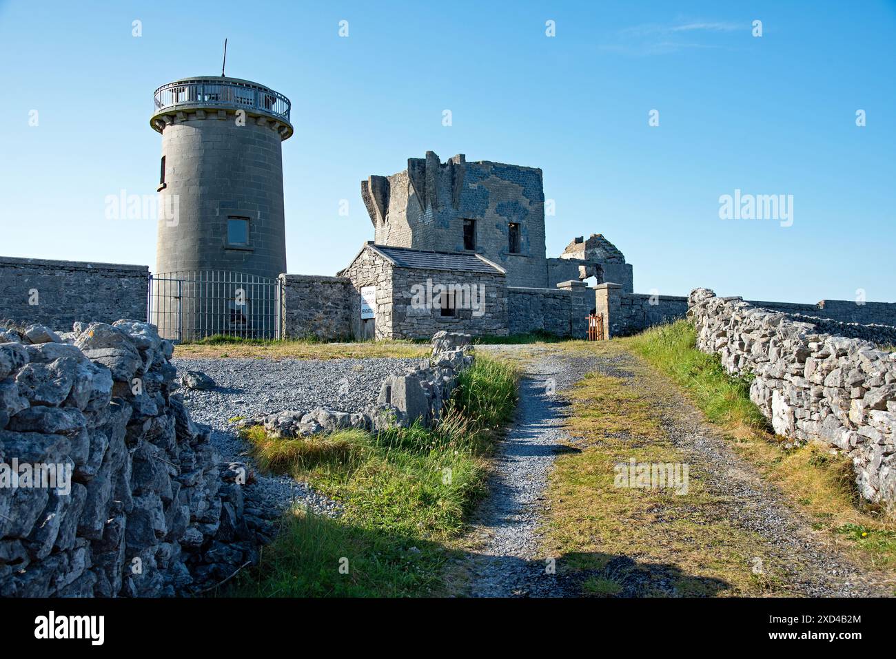 The lighthouse is one attraction of The Aran Islands and old signal ...