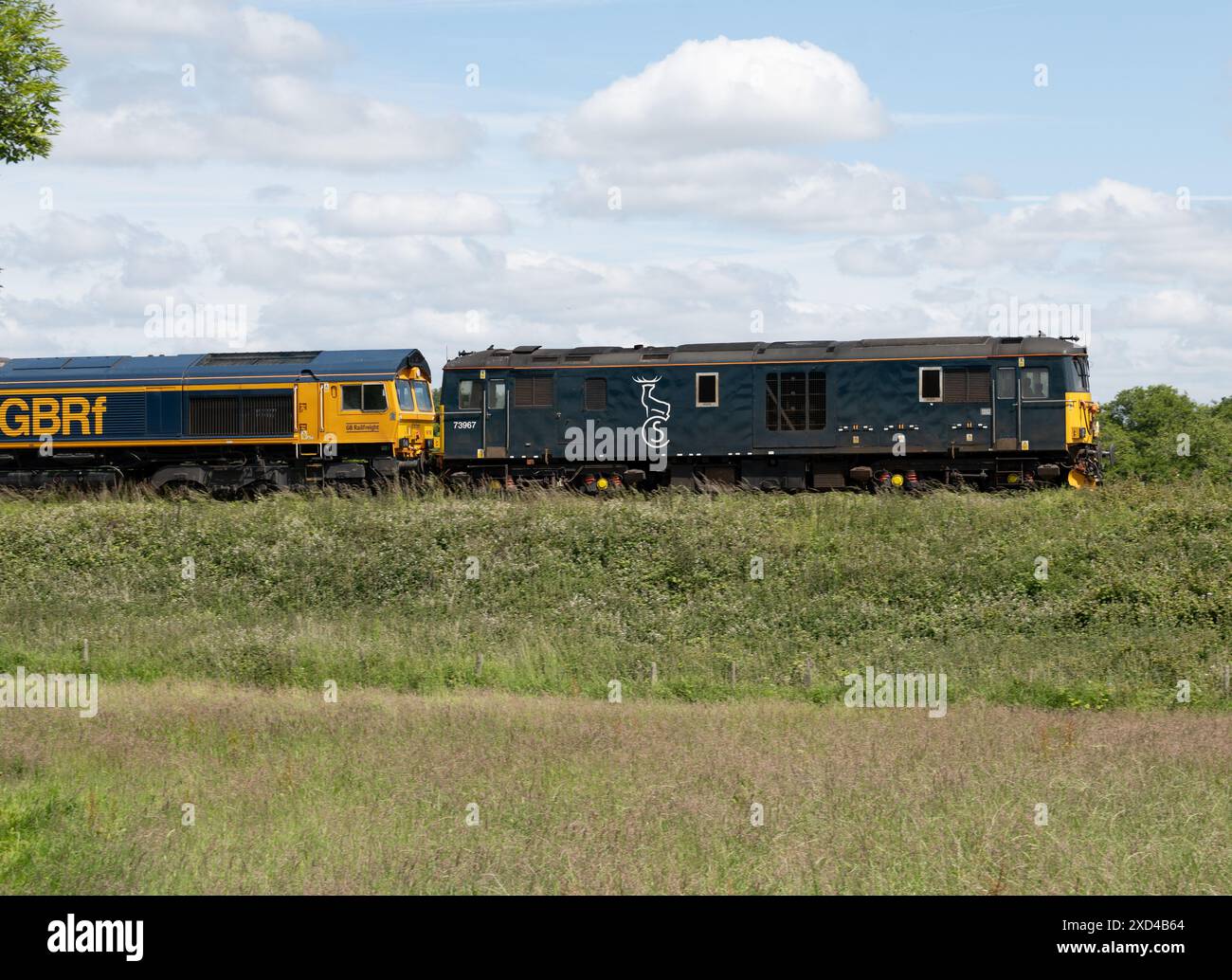 Caledonian Sleeper class 73/9 Electro-Diesel locomotive No. 73967 at ...