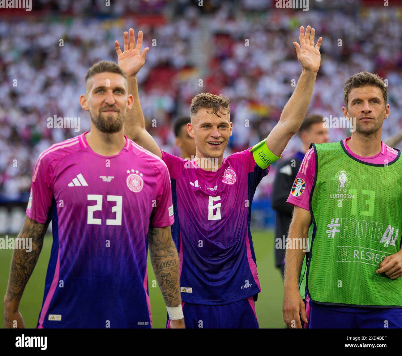 Stuttgart, Germany. 19th Jun 2024. Schlussjubel: Robert Andrich (DFB ...
