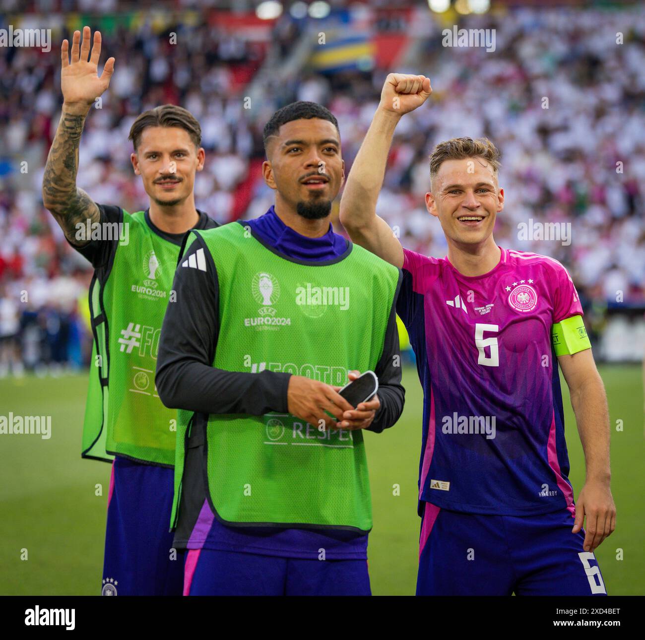 Stuttgart, Germany. 19th Jun 2024. Schlussjubel: Robin Koch (DFB ...