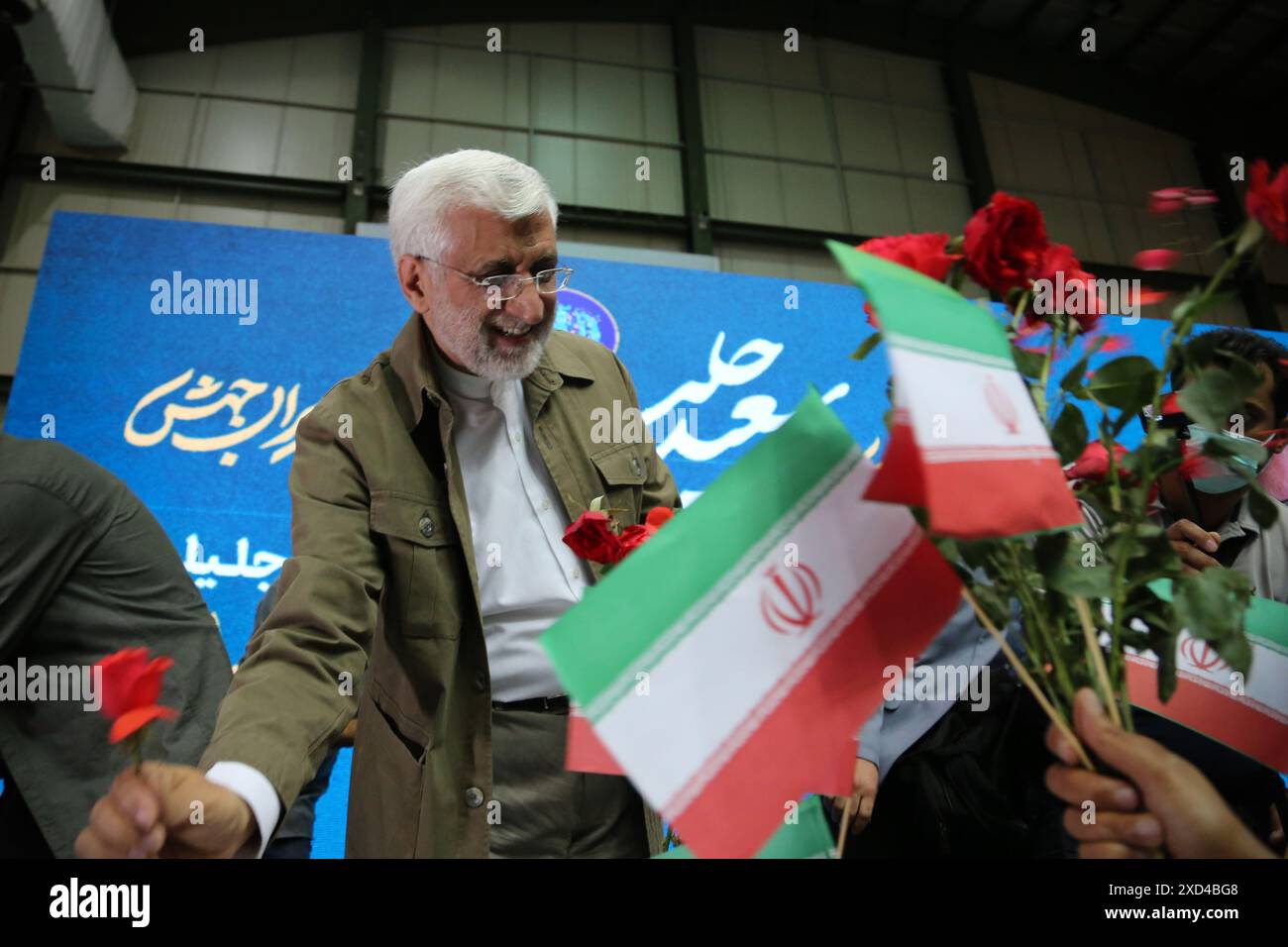 Tehran, Iran. 19th June, 2024. Former Iranian top nuclear negotiator SAEED JALILI, a June 28 ...