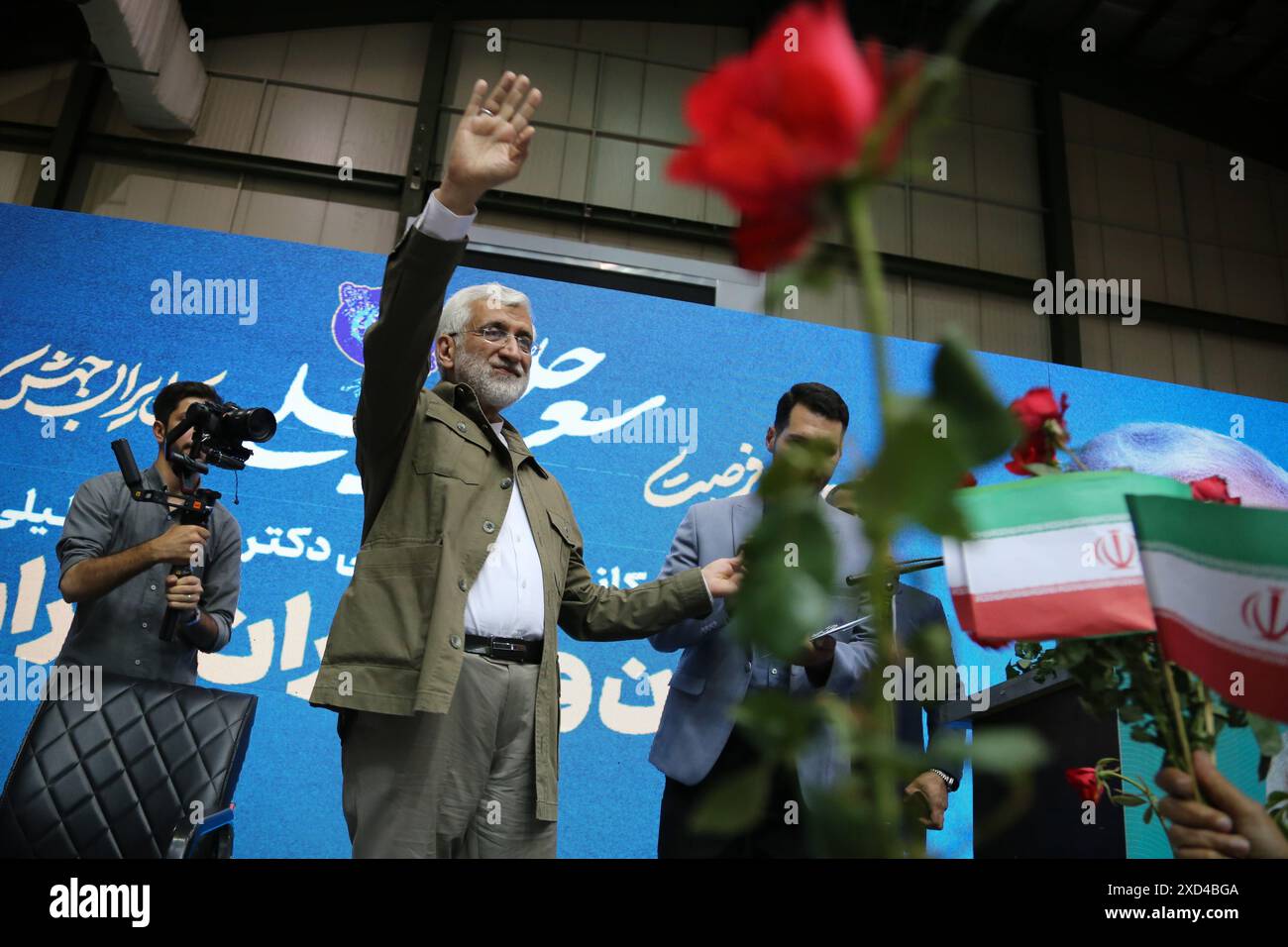 Tehran, Iran. 19th June, 2024. Former Iranian top nuclear negotiator SAEED JALILI, a June 28 ...