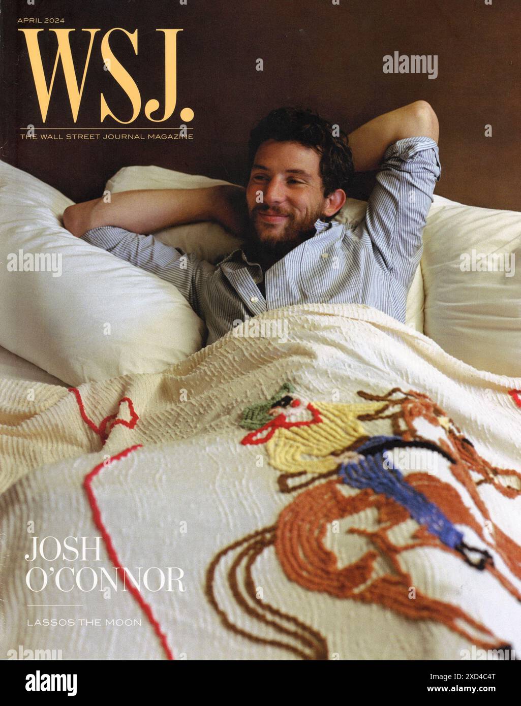 Cover of the Wall Street Journal magazine, April 2024, United States ...