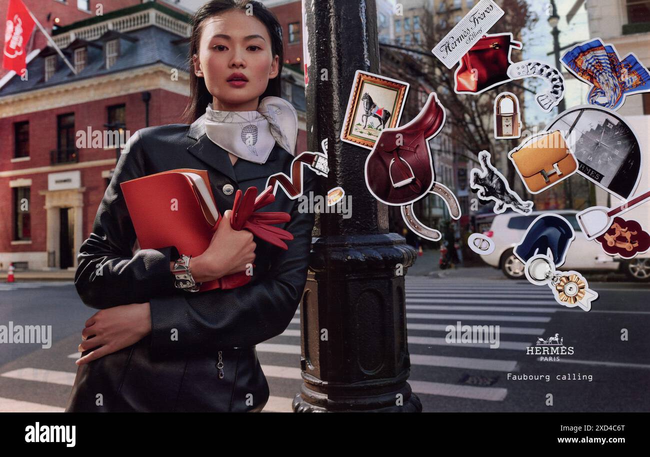 Advertisement from the Wall Street Journal magazine, April 2024, United ...