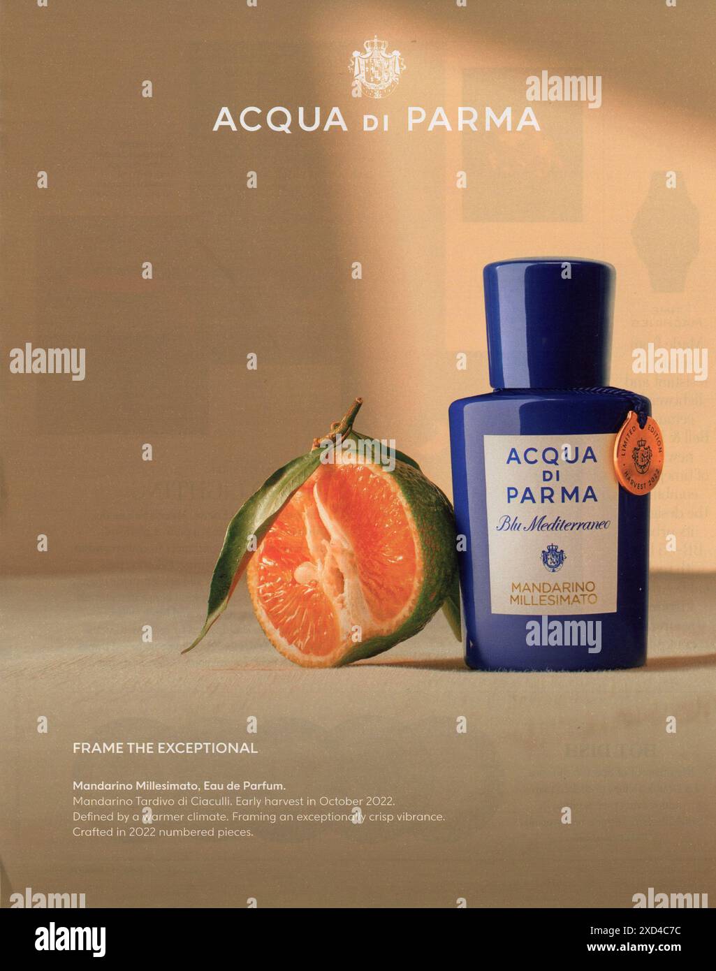 Advertisement from the Wall Street Journal magazine, April 2024, United ...