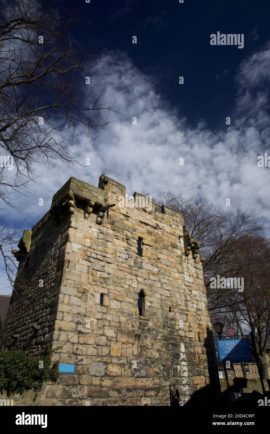 Vicar's Pele Tower in Corbridge, Northumberland. Now The Pele pub / bar ...