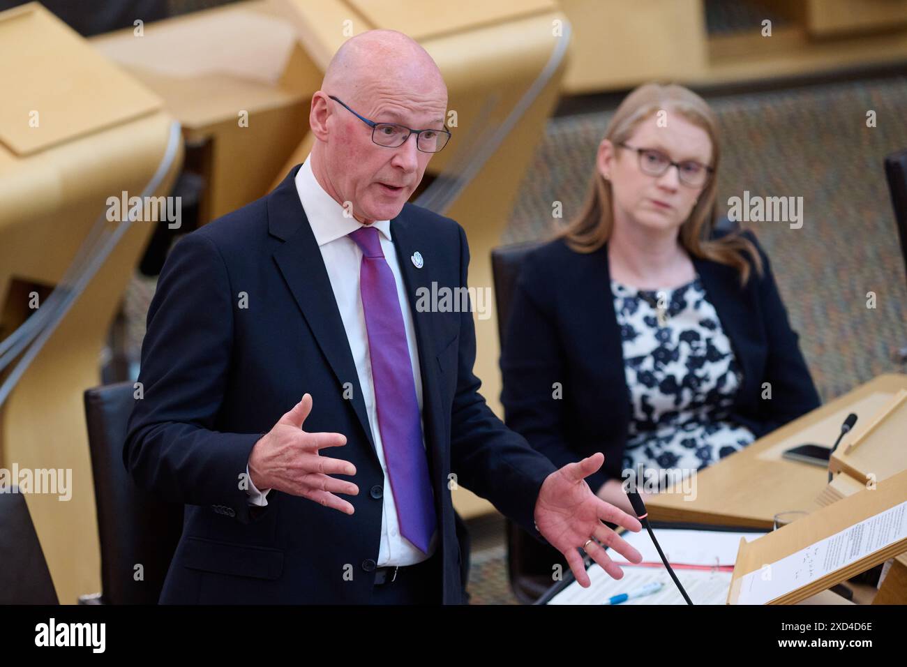 Edinburgh Scotland, UK 20 June 2024. First Minister of Scotland John ...