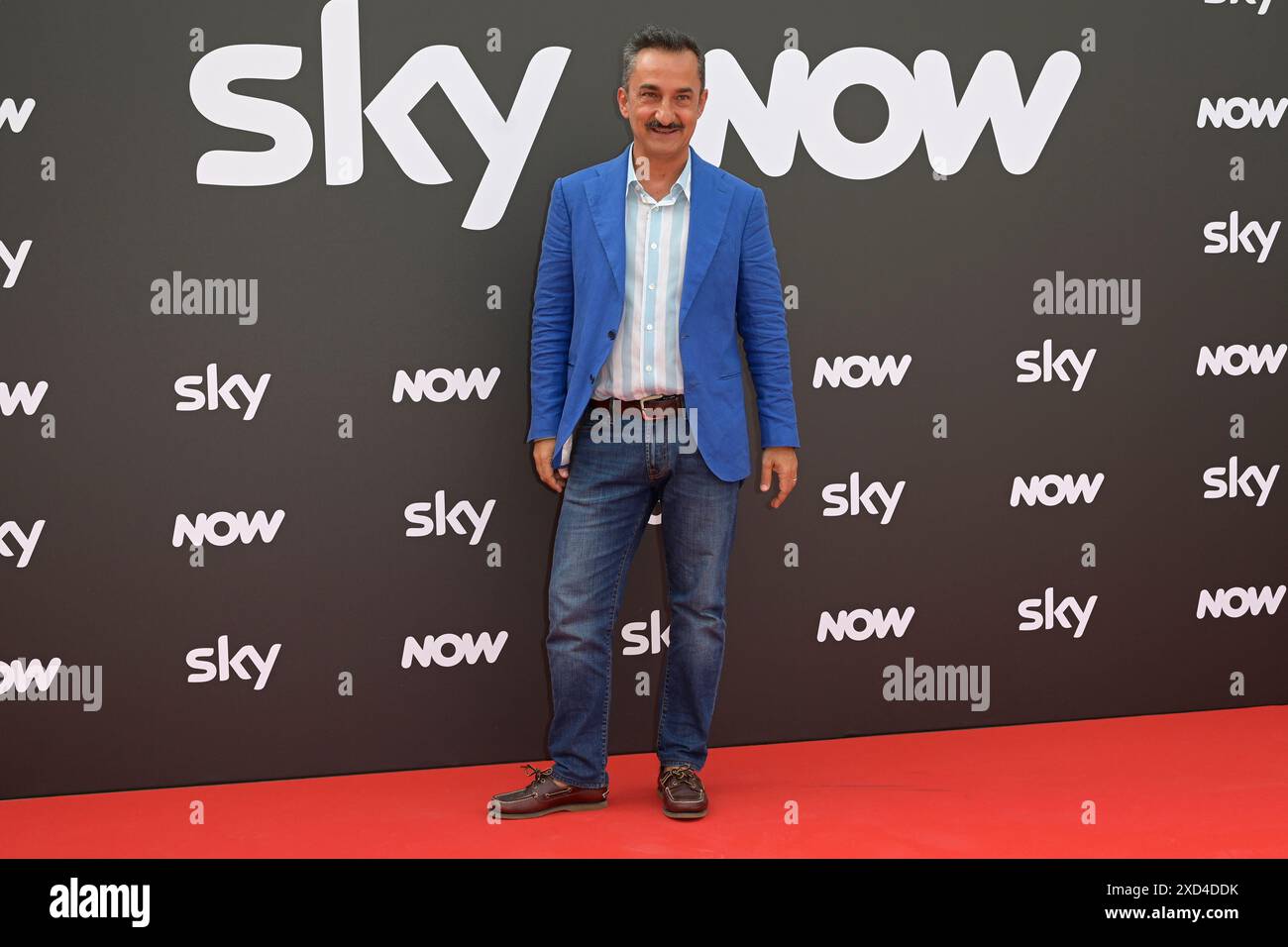 Nicola Savino attends the Palinsesti Sky season 2024/2025 red carpet at ...