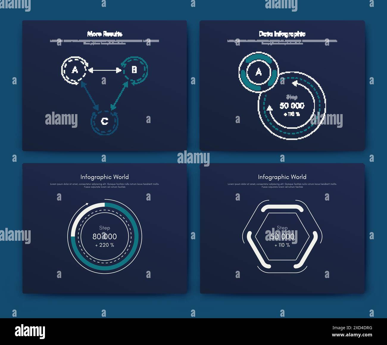 Vector graphics infographics with mobile phone. Template for creating ...