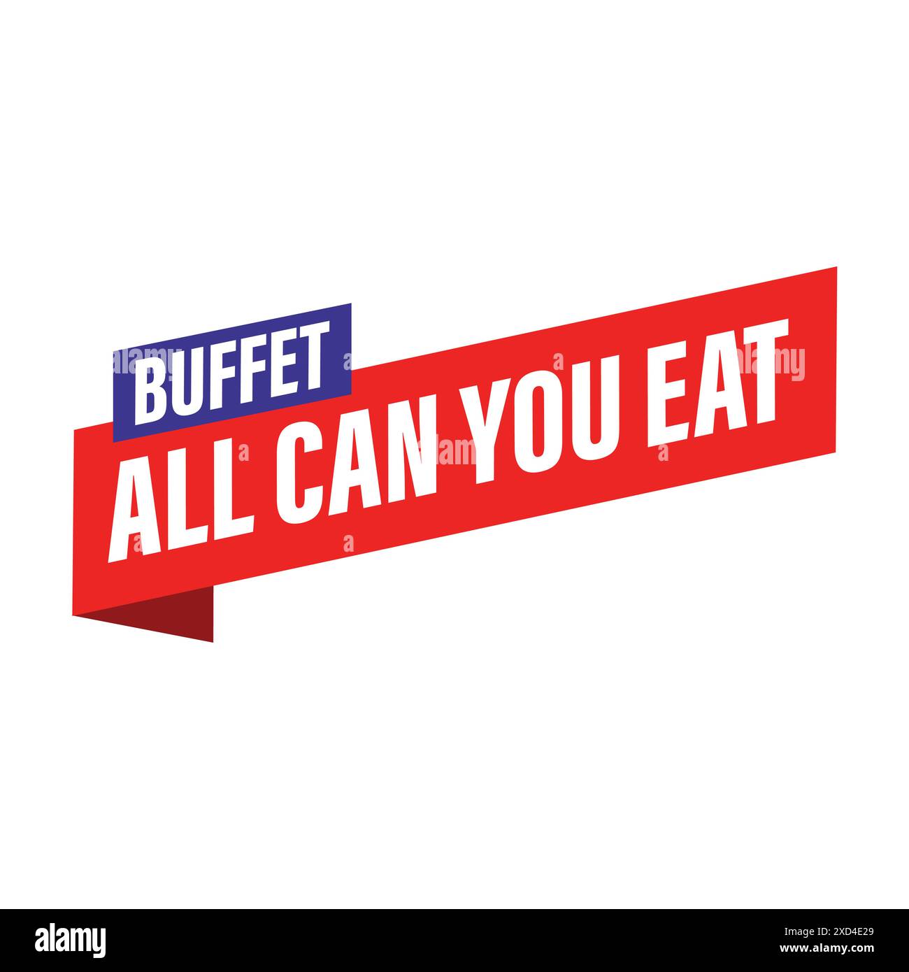 Buffet All You Can Eat sign label Stock Vector Image & Art - Alamy