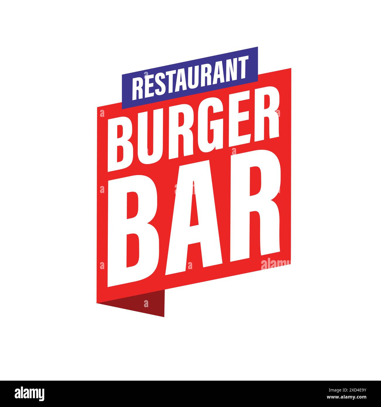 Restaurant Burger Bar sign label Stock Vector Image & Art - Alamy