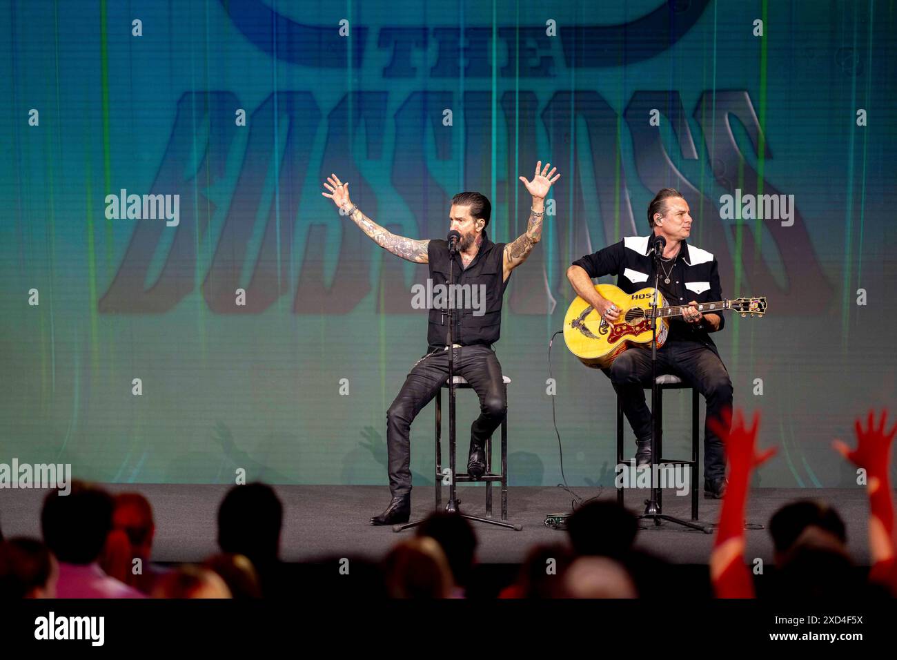 The BossHoss, BOSS BURNS and HOSS POWER performing at the AUSTRIAN ...