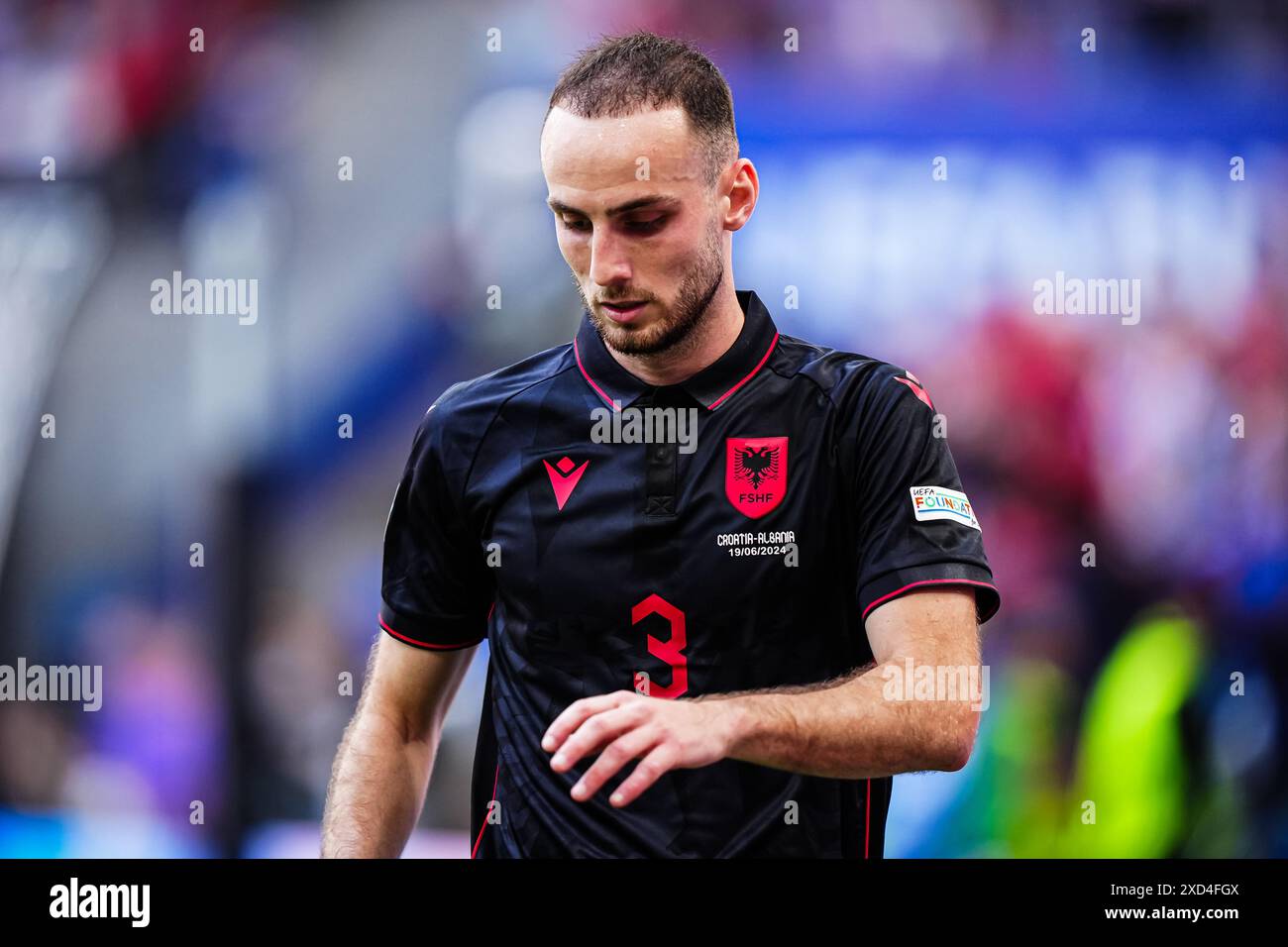 Mario Mitaj (Albanien, #03) GER, Kroatien vs. Albanien, Fussball ...