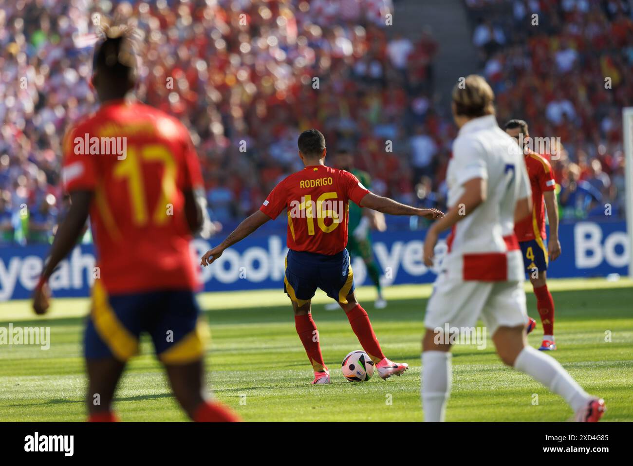 Rodri during UEFA Euro 2024 game between national teams of Spain and ...