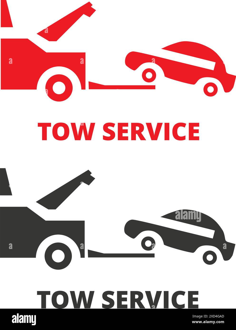 View tow Stock Vector Images - Alamy