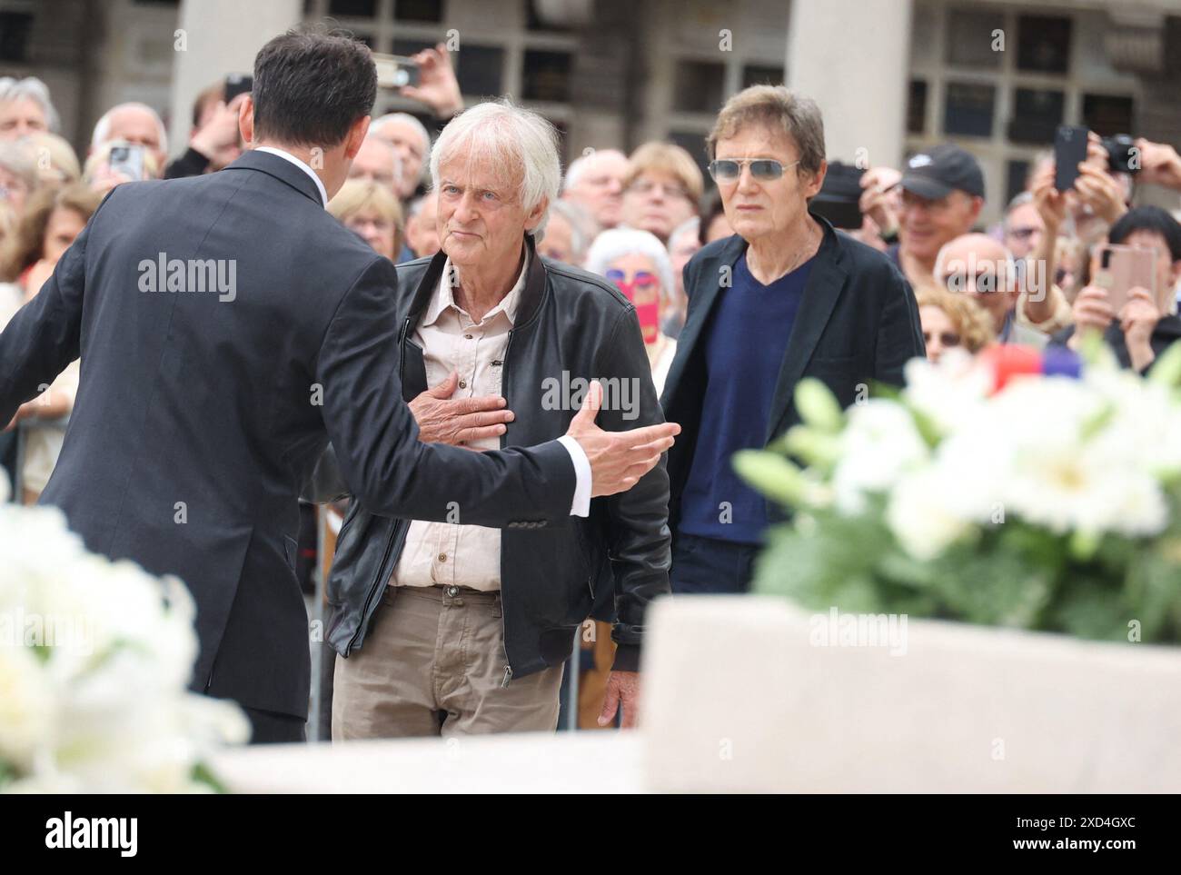 Paris, France. 20th June, 2024. Dave and Patrick Loiseau arriving to ...