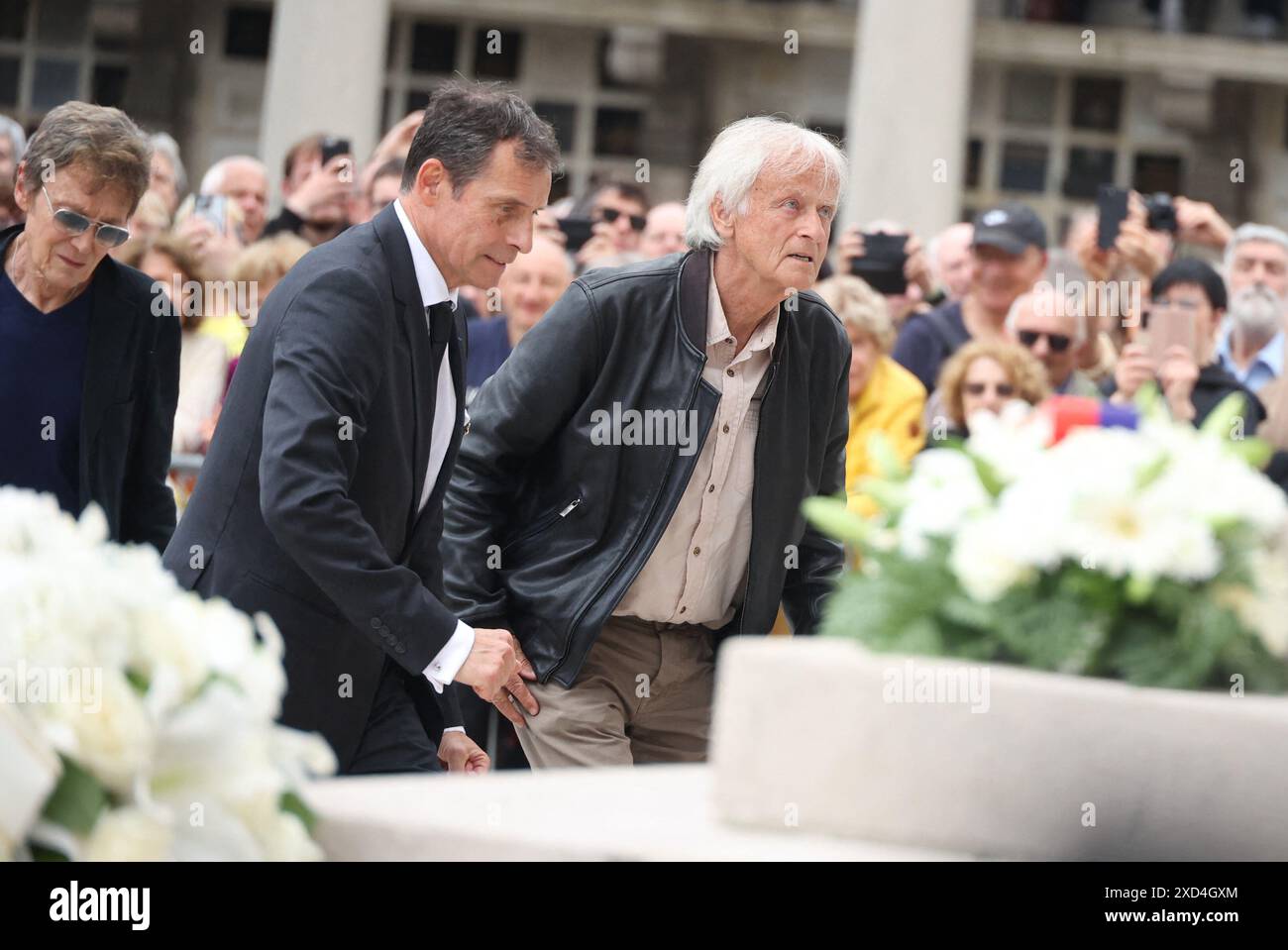 Paris, France. 20th June, 2024. Dave and Patrick Loiseau arriving to ...