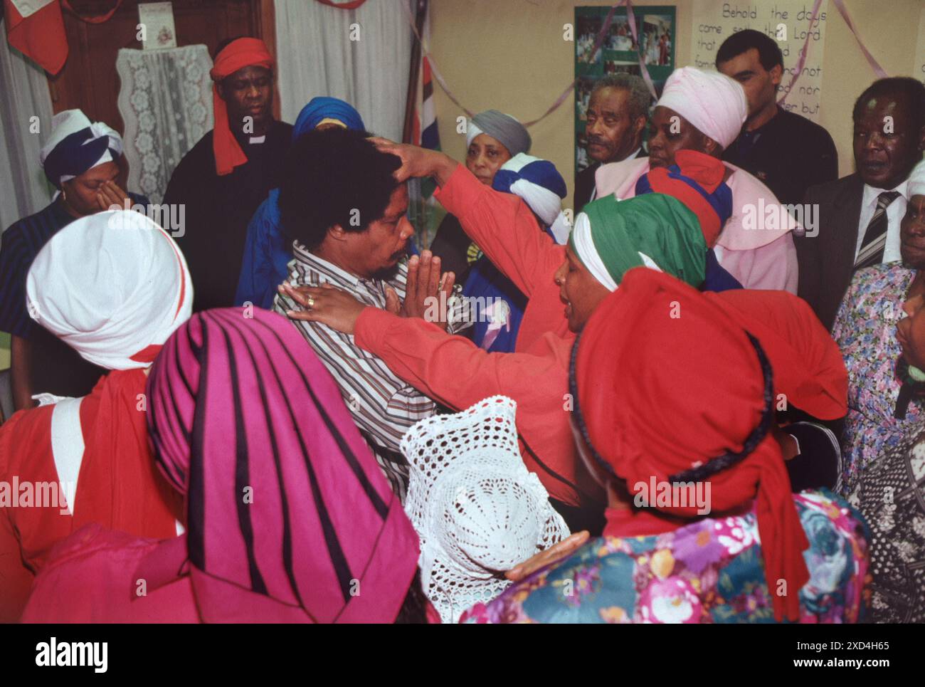 Mount Zion Spiritual Baptist church, a senior woman member of the ...
