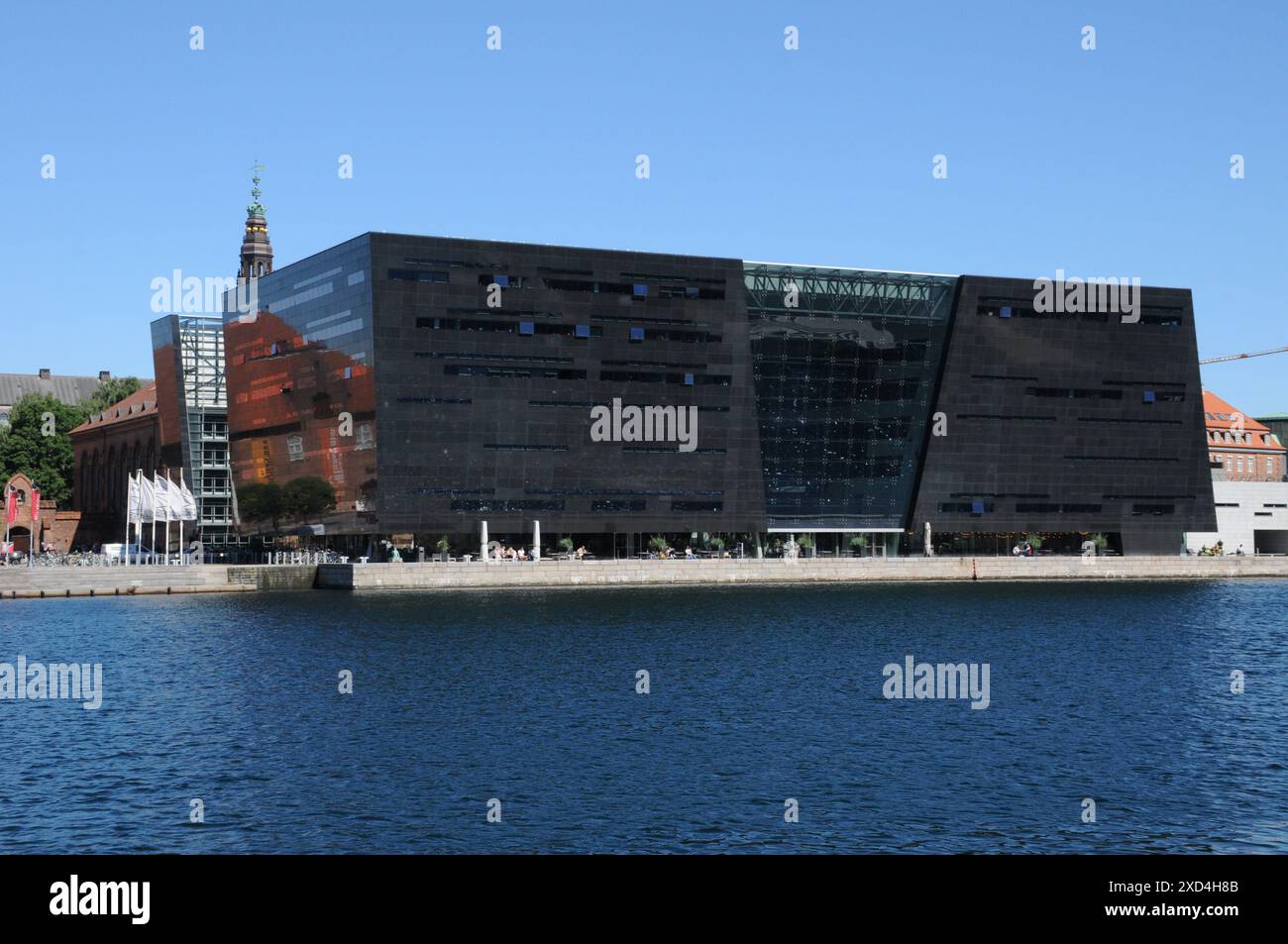 Copenhagen/ Denmark/20 JUNE 2024/ The blac dimond library building at ...