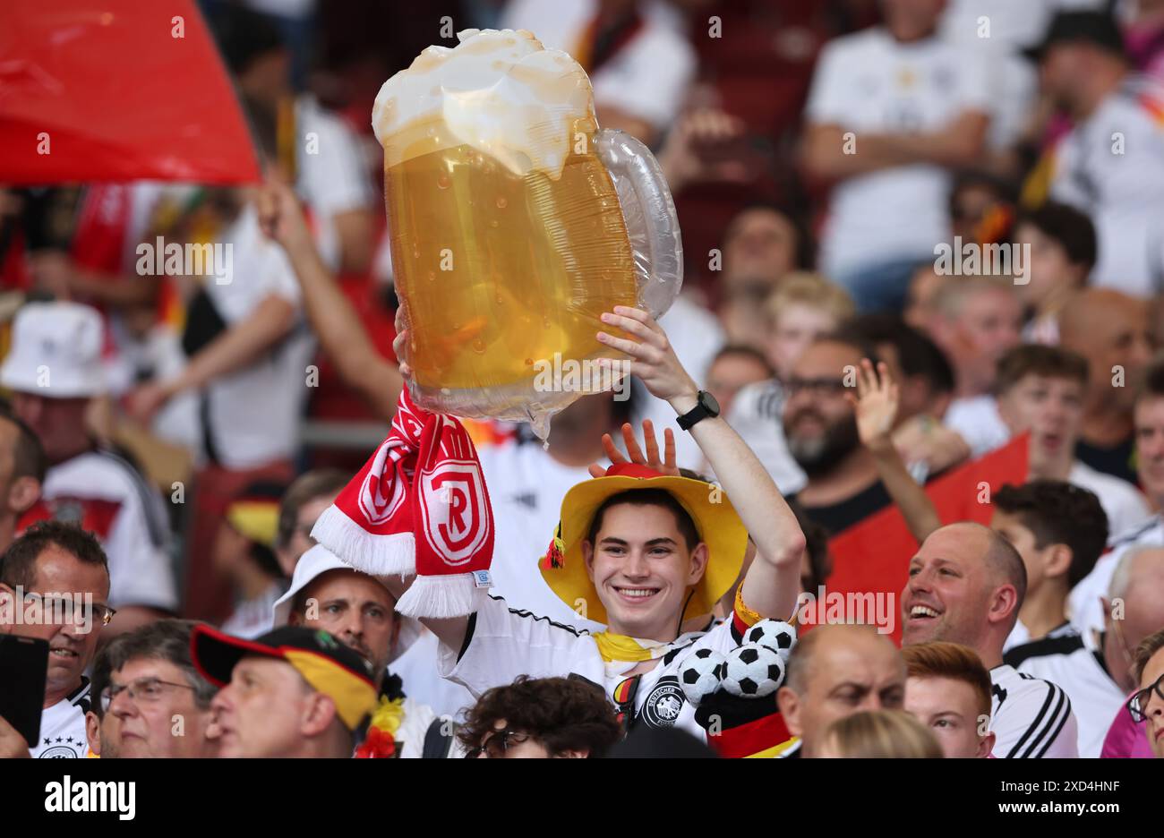 STUTTGART, GERMANY - JUNE 19: Germany fans during the UEFA EURO 2024 ...