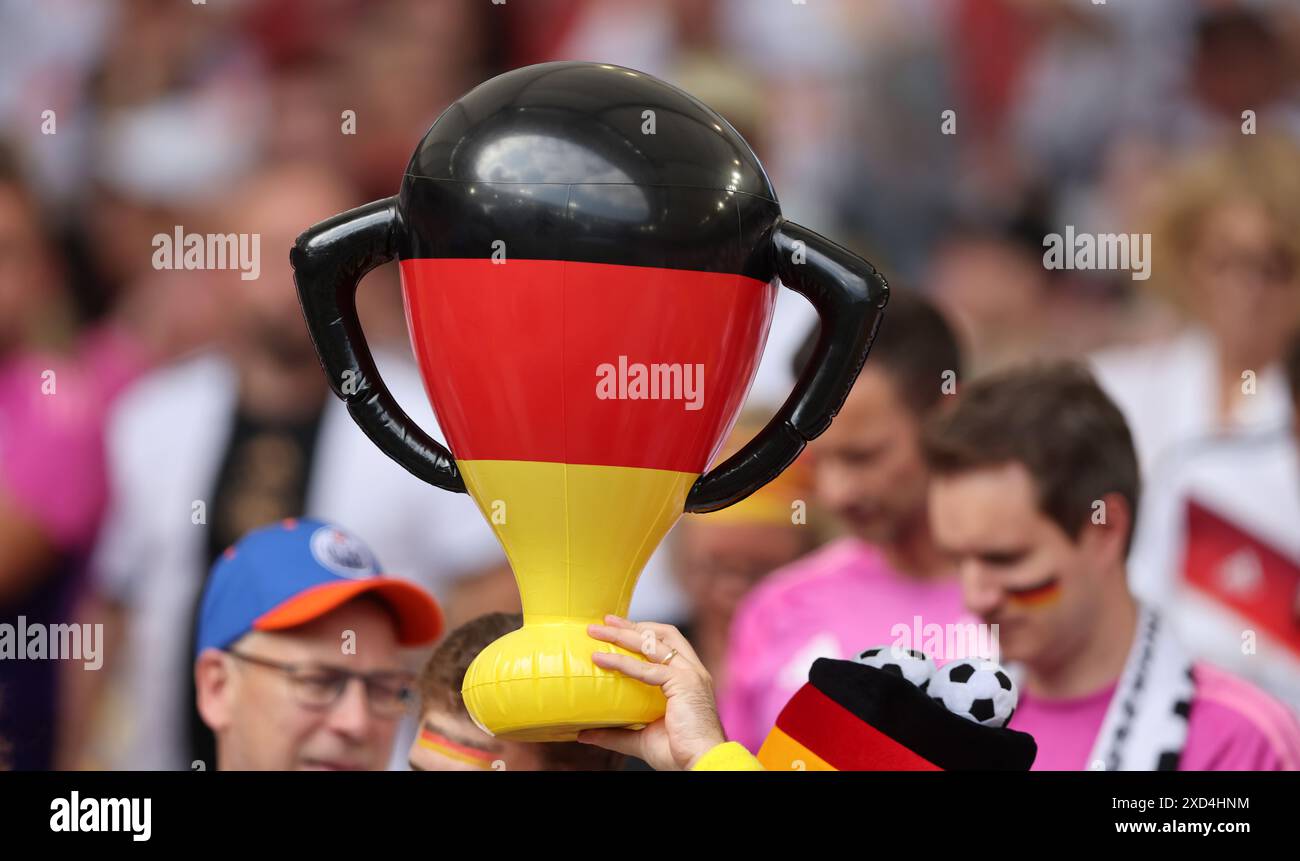 STUTTGART, GERMANY - JUNE 19: Germany fans during the UEFA EURO 2024 ...