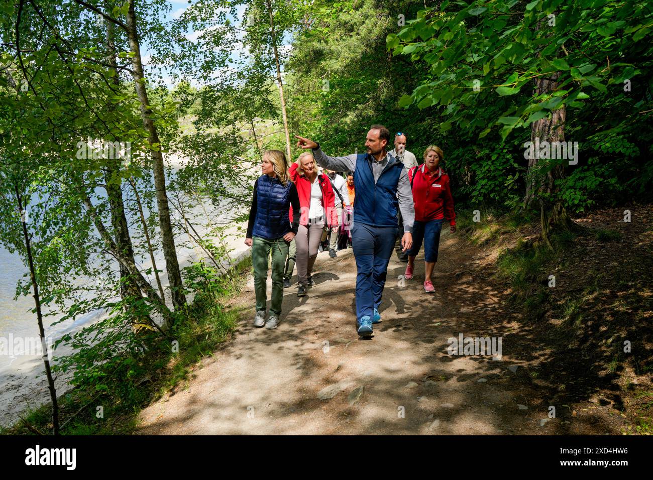 Oslo 20240620. Thursday is World Refugee Day. Norwegian Crown Prince ...