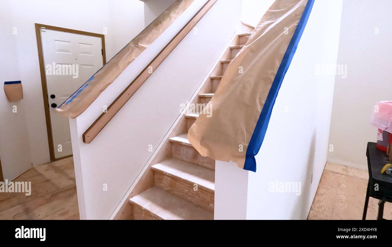 Stairway safety measures hi-res stock photography and images - Alamy