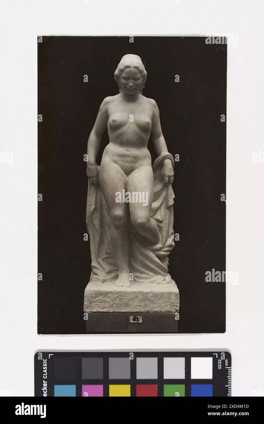 A 1926 photograph depicts architectural sculpture by Carl Zapletal at ...