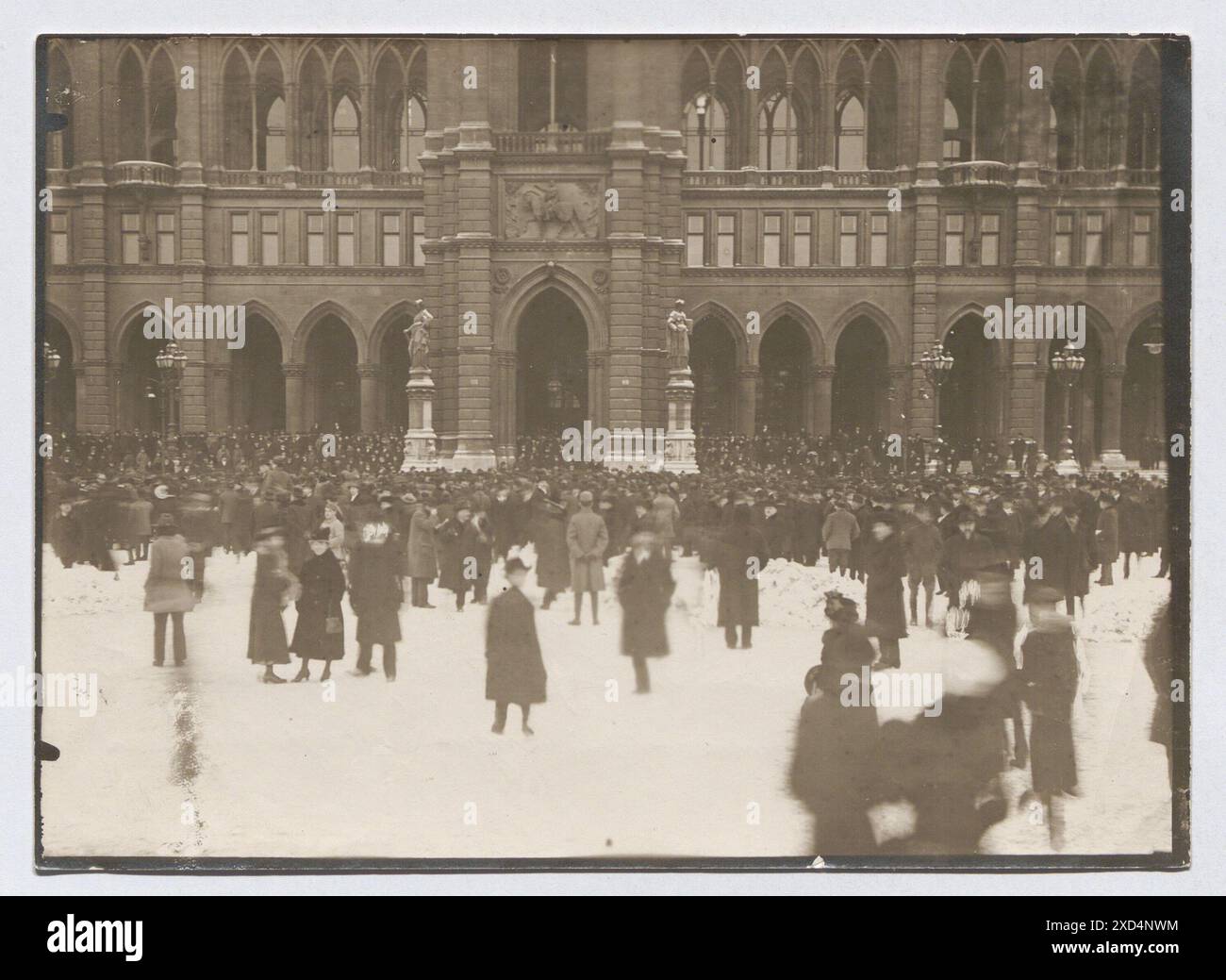 Photograph by Richard Hauffe showing merchants and tradesmen ...