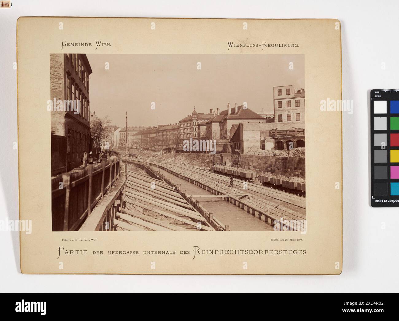 Another 26 March 1897 photograph showing the Wien River below ...