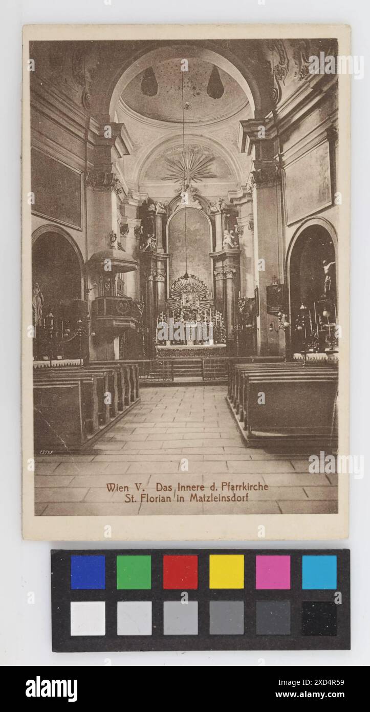 Interior view of Rauchfangkehrerkirche (Alte Matzleinsdorfer Kirche) on ...