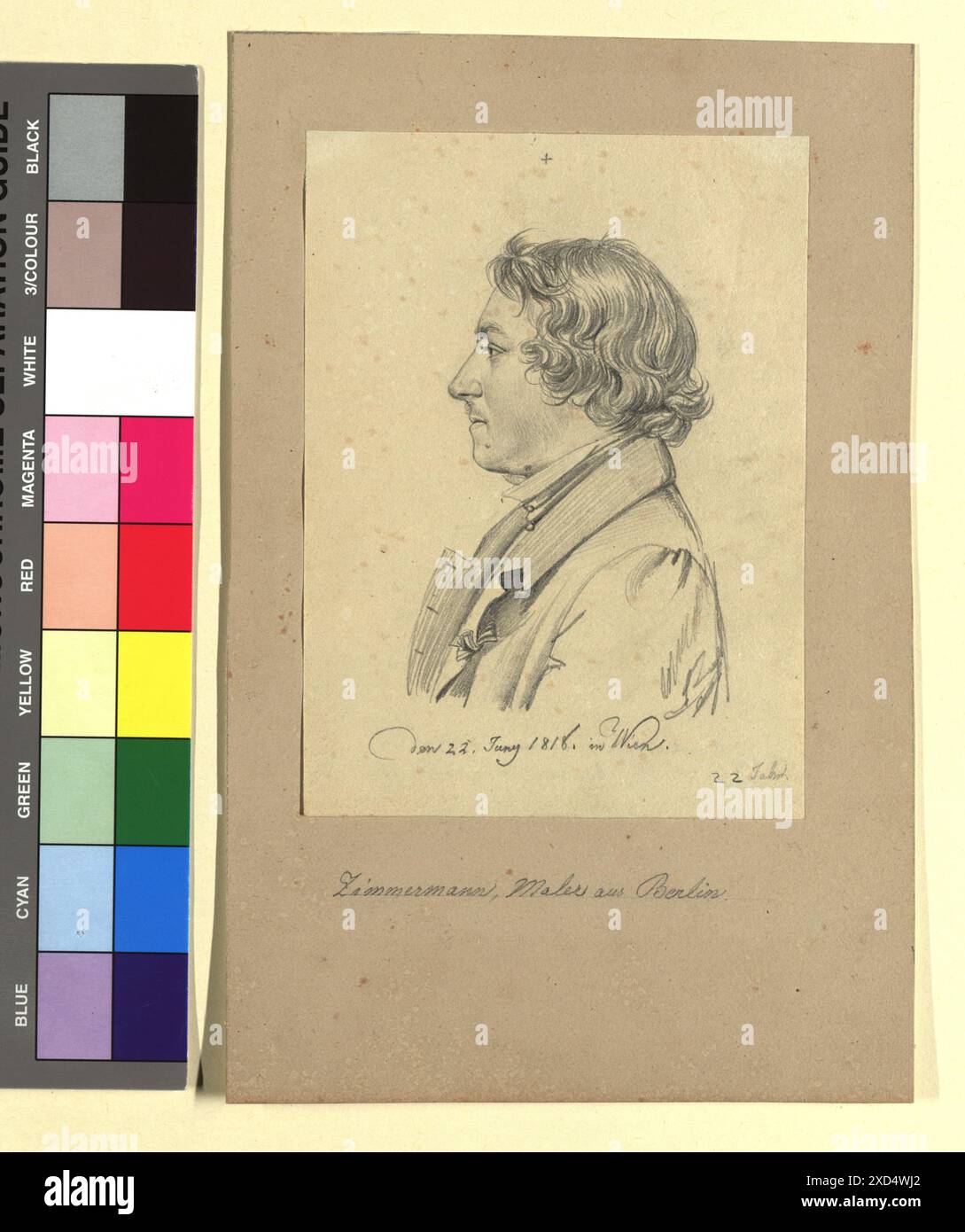 Karl Friedrich Zimmermann (1796-1820), Maler Johann Adam Klein (1792 ...