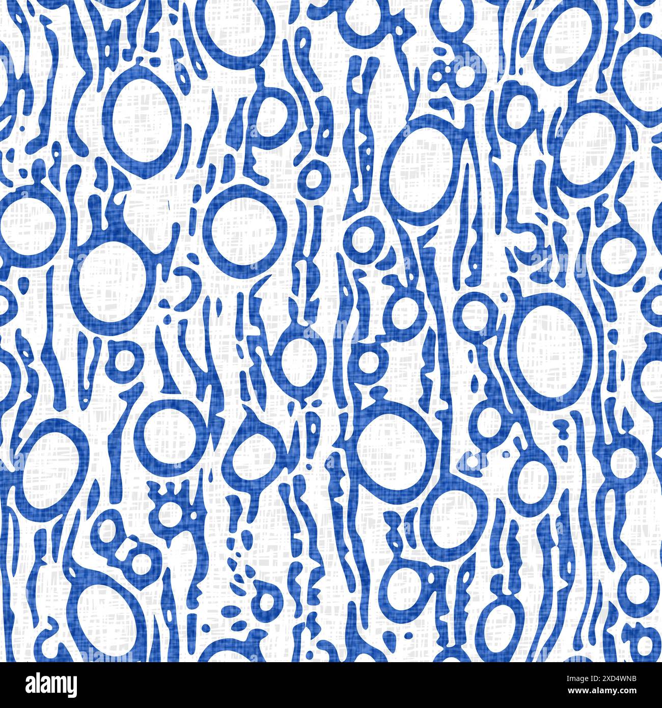 Soft blu water bubbles circle dot seamless texture pattern. Beachy ...