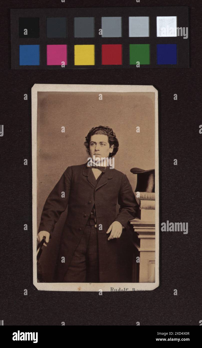 Albin Swoboda (1836-1901), Sänger, Schauspieler Rudolf Bayer ...
