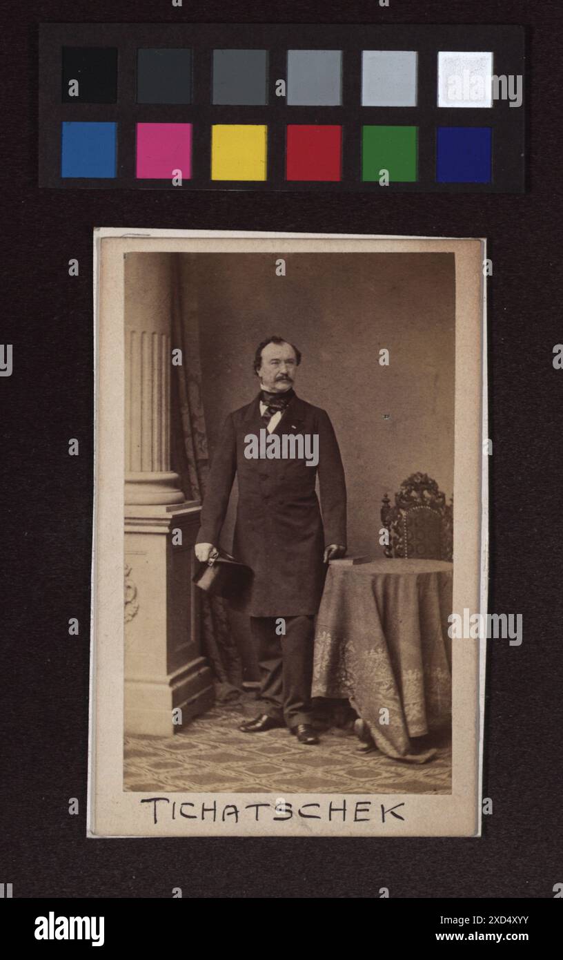 Portrait of Josef Tichatschek (1807–1886), male opera singer ...