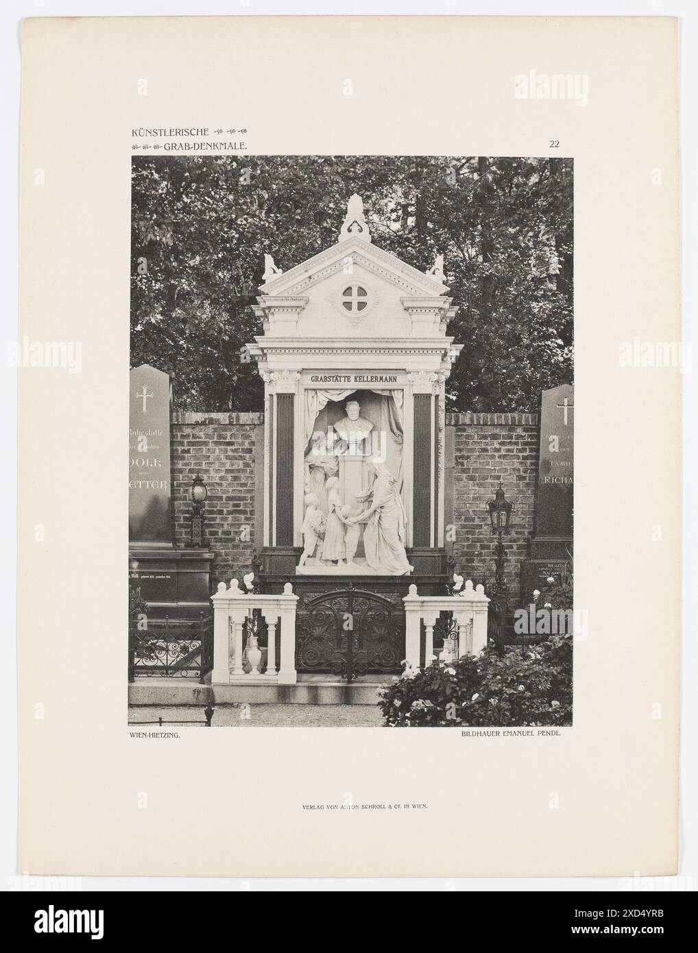 Hietzing Cemetery contains the Kellermann tomb, created by Emanuel ...