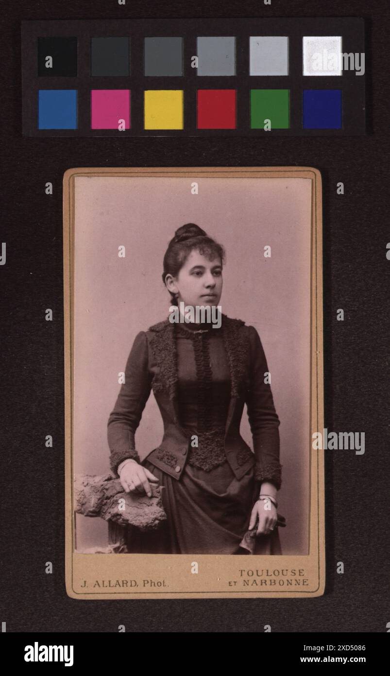 Moser (vielleicht Wilhelmine Moser (1865-?), Schwester von Ludwig Moser ...