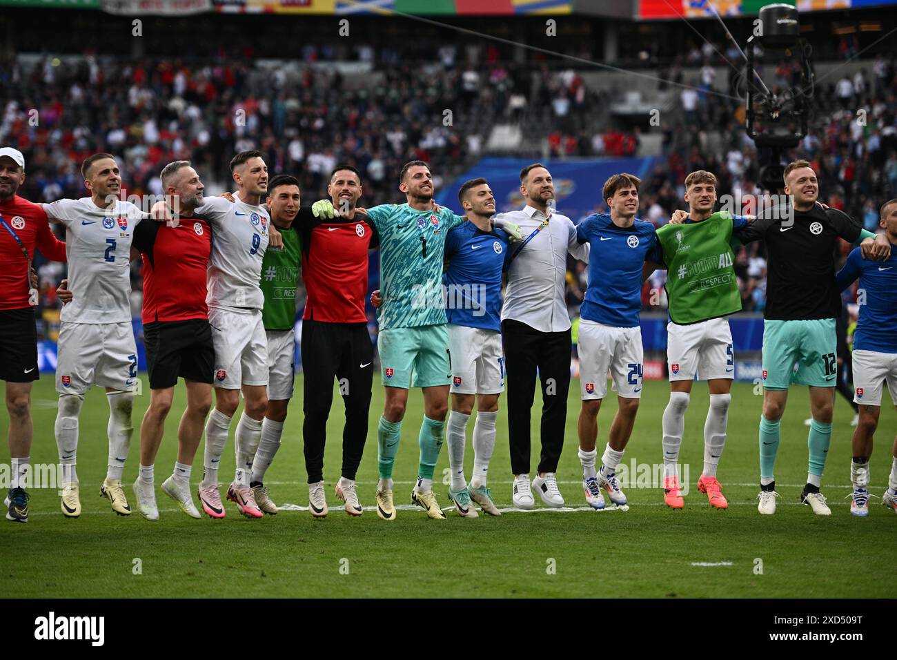 FRANKFURT AM MAIN, GERMANY - JUNE 17: Peter Pekarík, Robert Bozenik ...