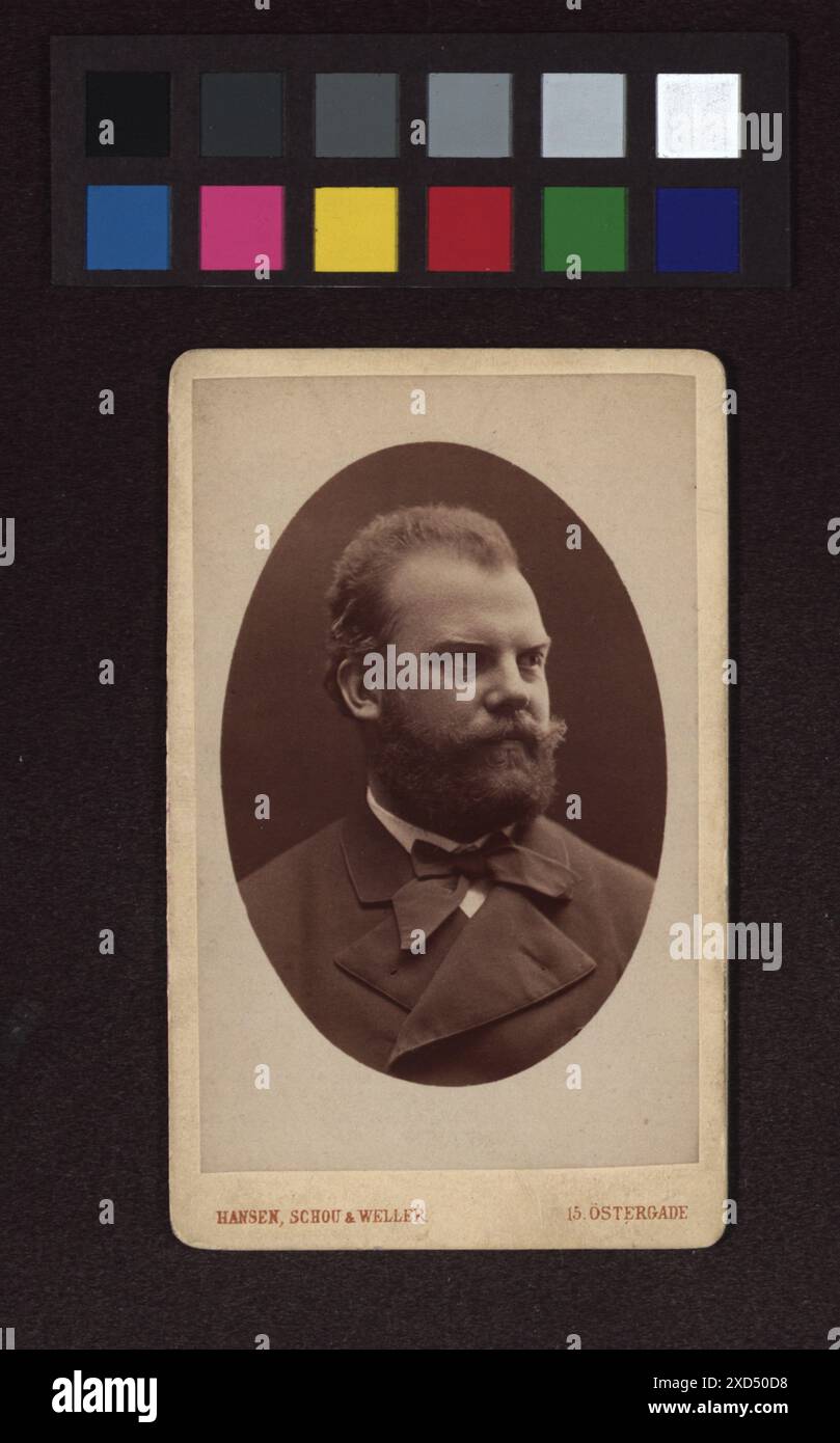 Niels Juel Simonsen (1846-1906), Opernsänger Hansen, Schou & Weller ...