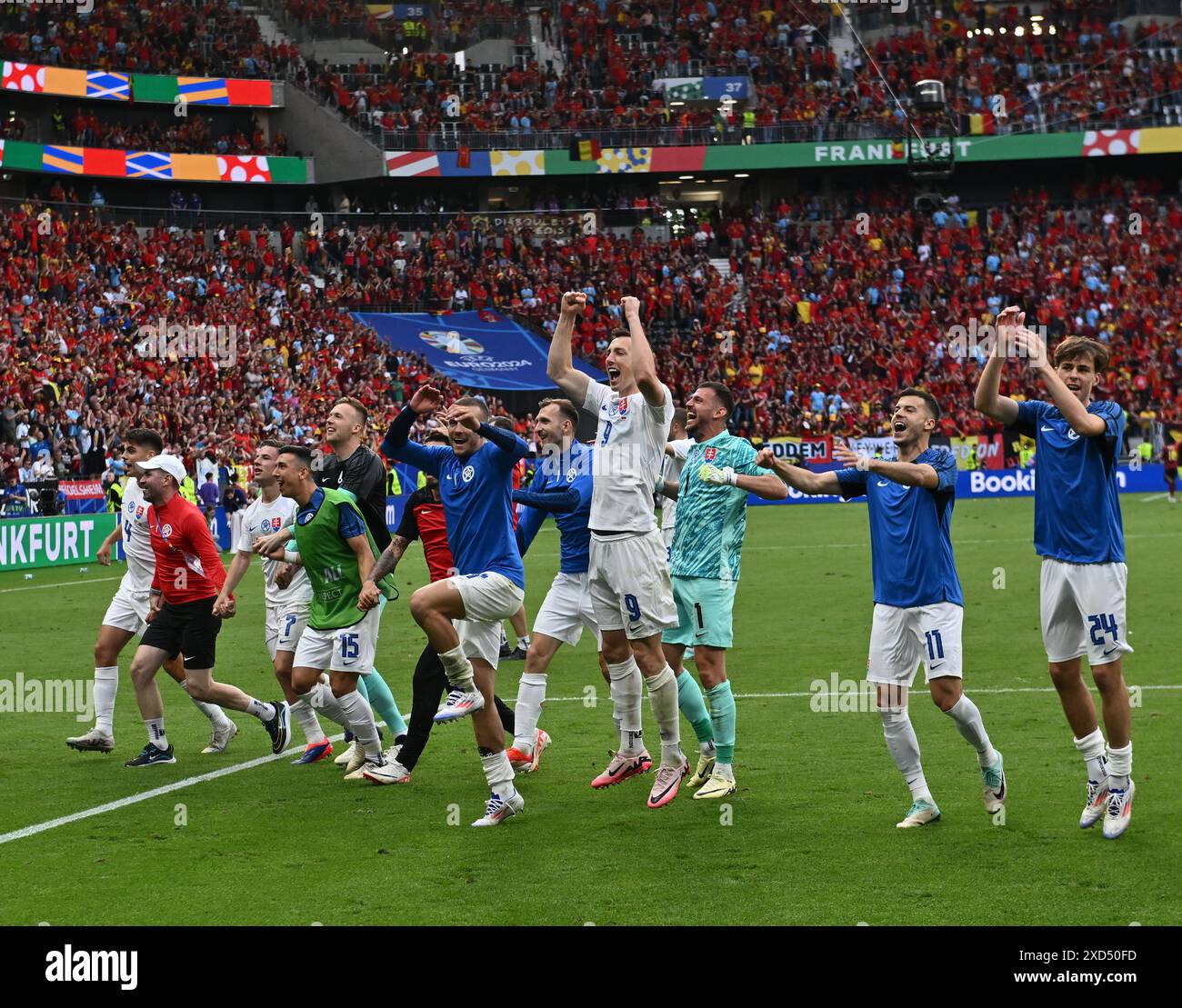 FRANKFURT AM MAIN, GERMANY - JUNE 17: Robert Bozenik, Laszló Benes, Leo ...