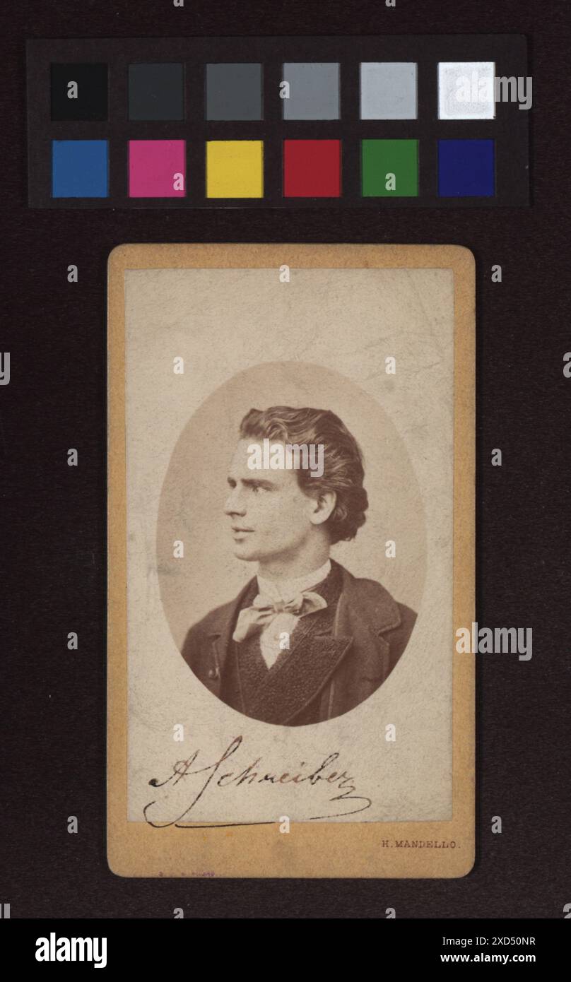 Alfred Schreiber (1838-1910), Schauspieler H. Mandello, Photographer ...