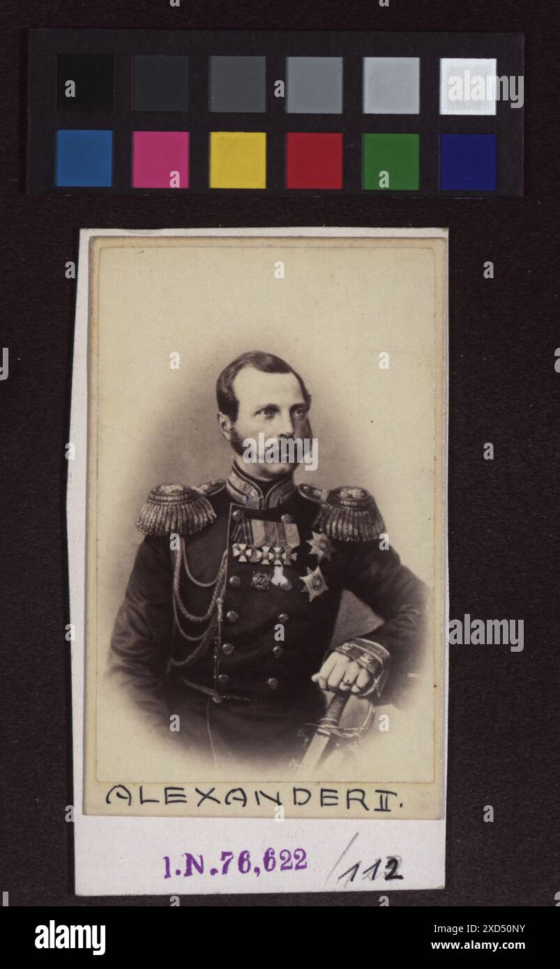 Zar Alexander II. Nikolajewitsch (1818-1881) Unknown, Photographer Wien ...