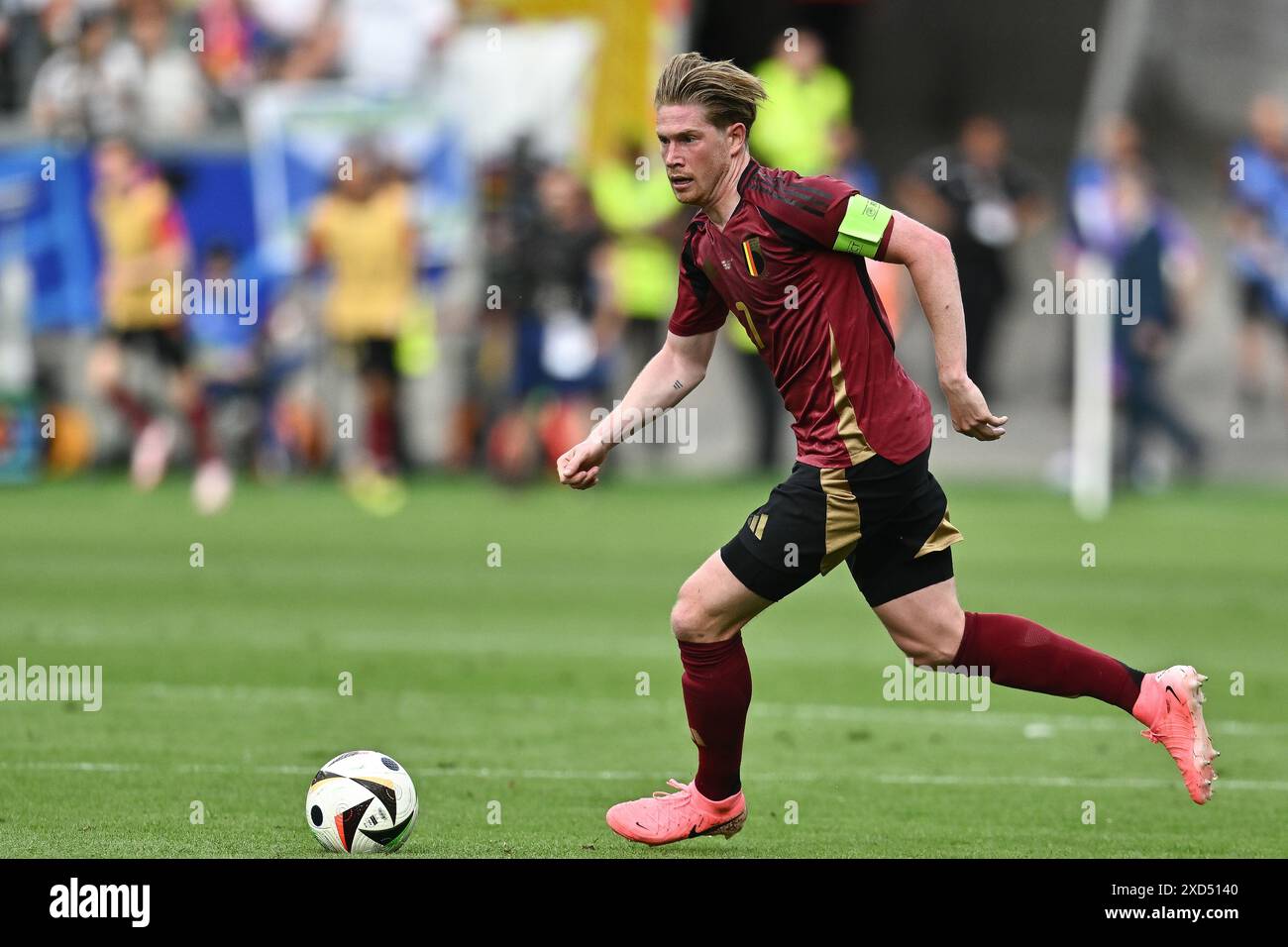 FRANKFURT AM MAIN, GERMANY - JUNE 17: Kevin De Bruyne of Belgium during ...