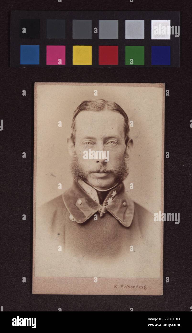 Portrait of Archduke Wilhelm of Austria (1827–1894), photographed by ...