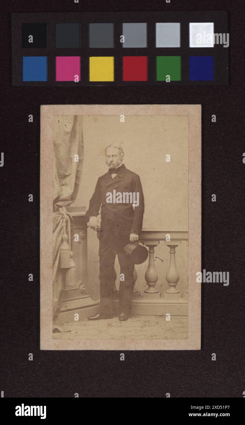 Portrait of an unidentified man photographed by Ludwig Angerer around ...