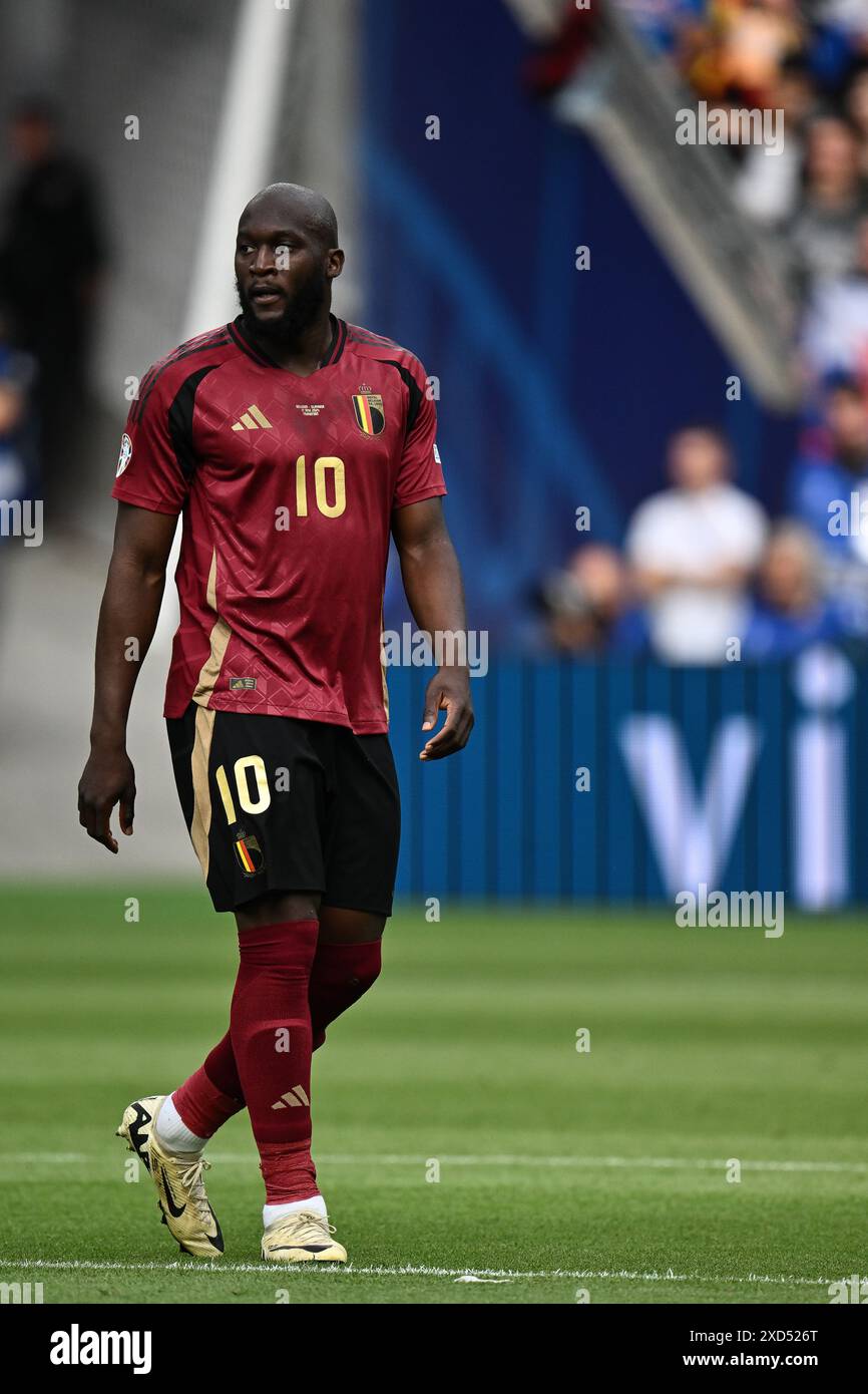 FRANKFURT AM MAIN, GERMANY - JUNE 17: Romelu Lukaku during the UEFA ...