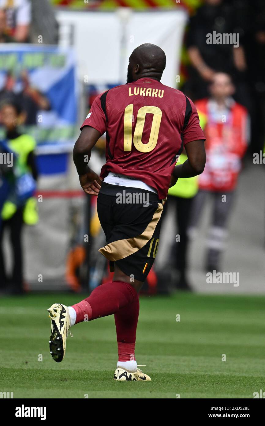 FRANKFURT AM MAIN, GERMANY - JUNE 17: Romelu Lukaku during the UEFA ...