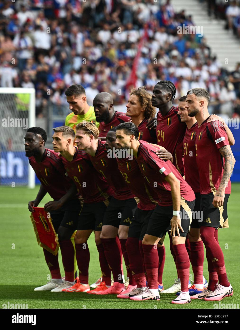 FRANKFURT AM MAIN, GERMANY - JUNE 17: Belgium Team photo during the ...