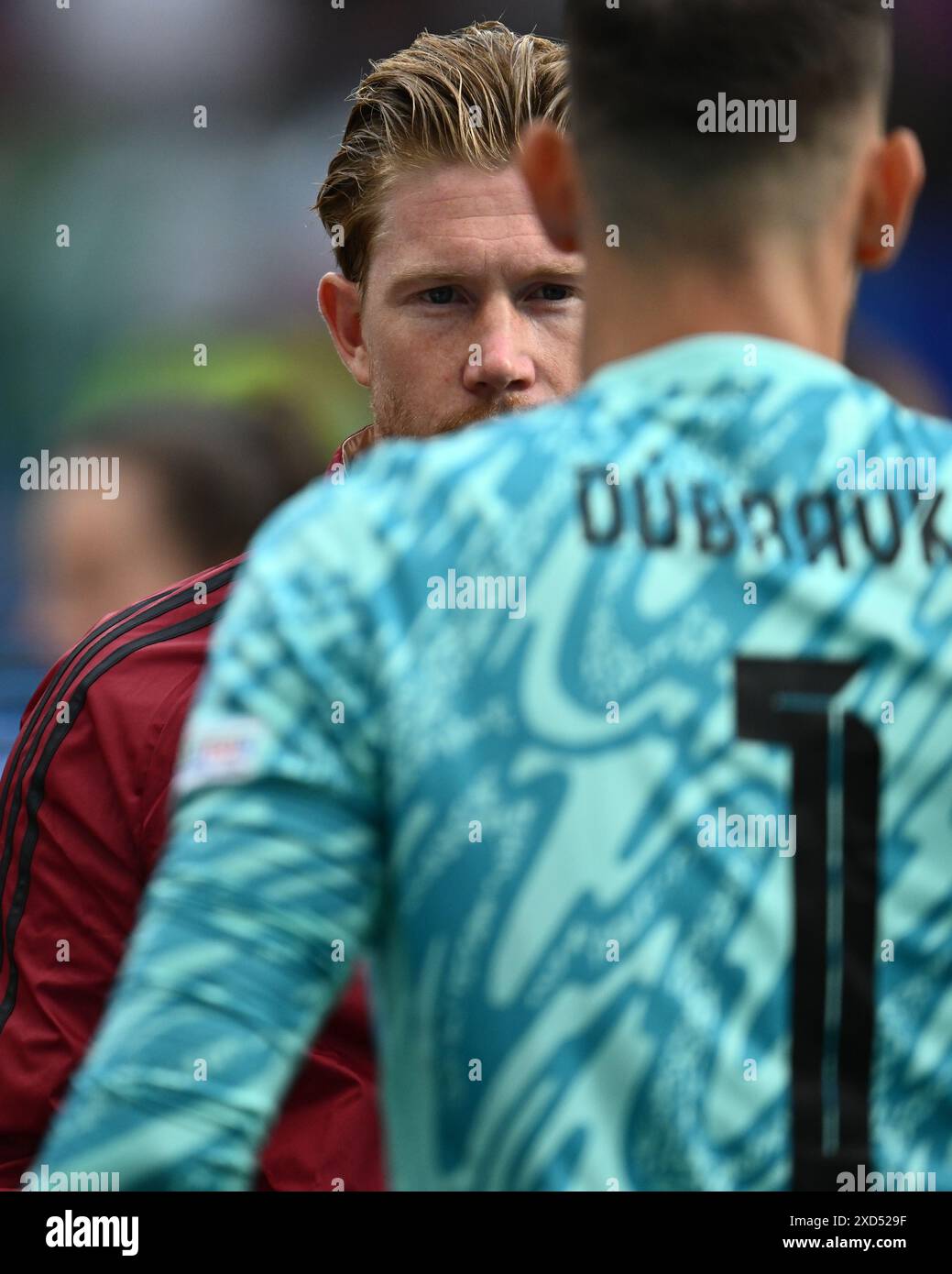 FRANKFURT AM MAIN, GERMANY - JUNE 17: Kevin De Bruyne during the UEFA ...