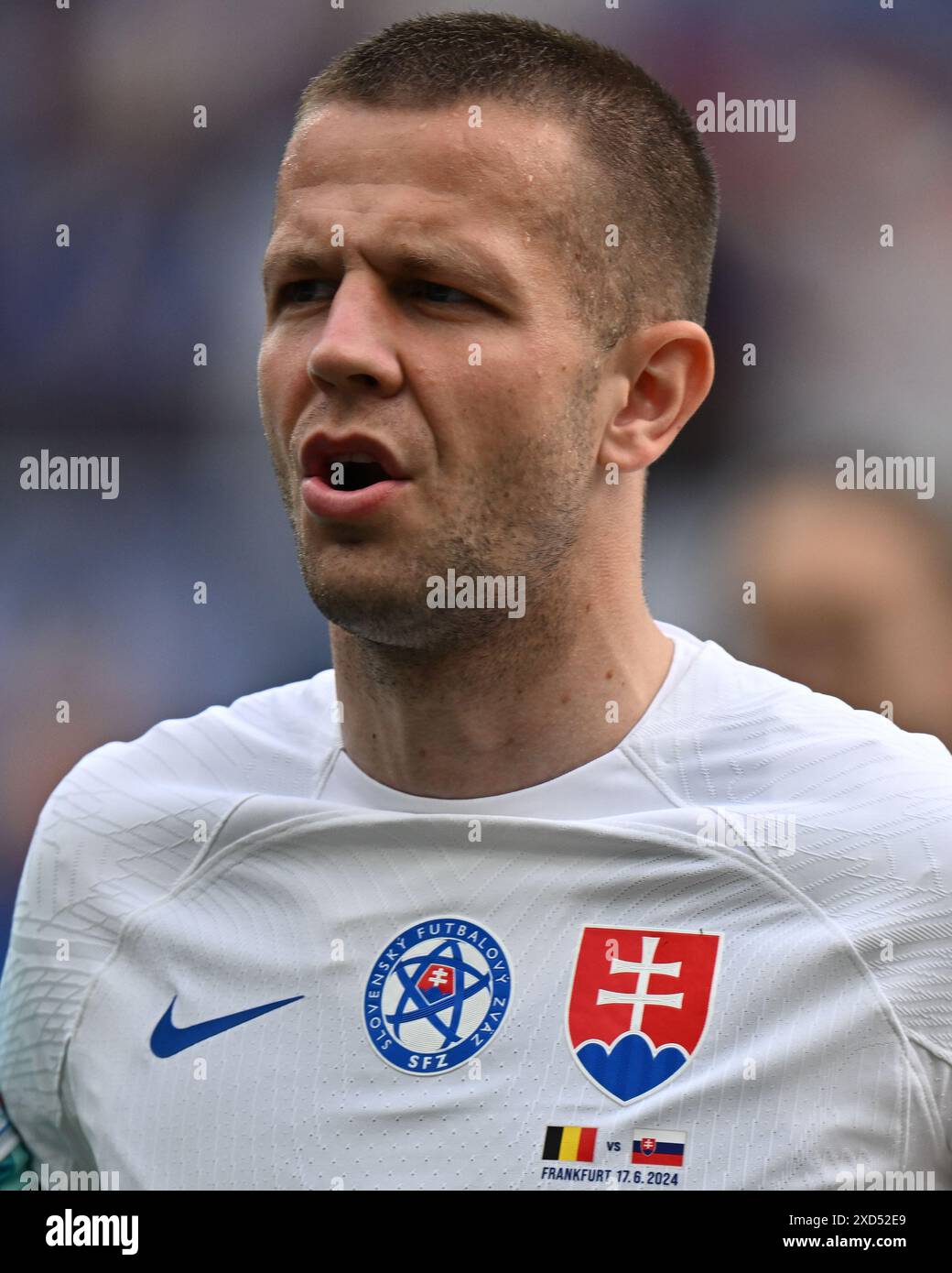 FRANKFURT AM MAIN, GERMANY - JUNE 17: Denis Vavro during the UEFA EURO ...